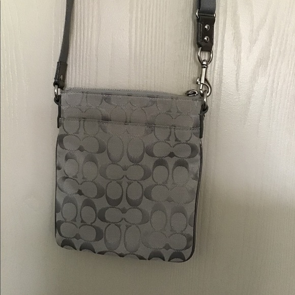 Coach | Bags | Coach Silver Crossbody Bag | Poshmark